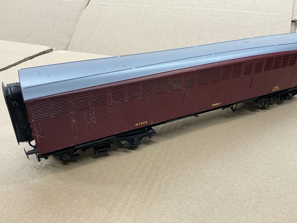 MINERVA O GAUGE FREIGHT CAR WAGON BOGIE MILK VAN CAR W1005 SIPHON ...