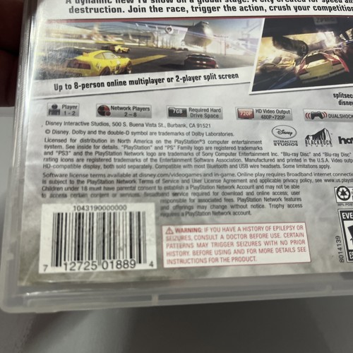 Split/Second (Sony PlayStation 3, 2010) PS3 Complete and Tested | eBay