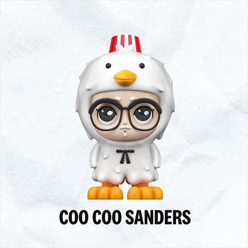 KFC Baby Sanders Figures Collection Blind Box Thailand Exclusive Brand ...