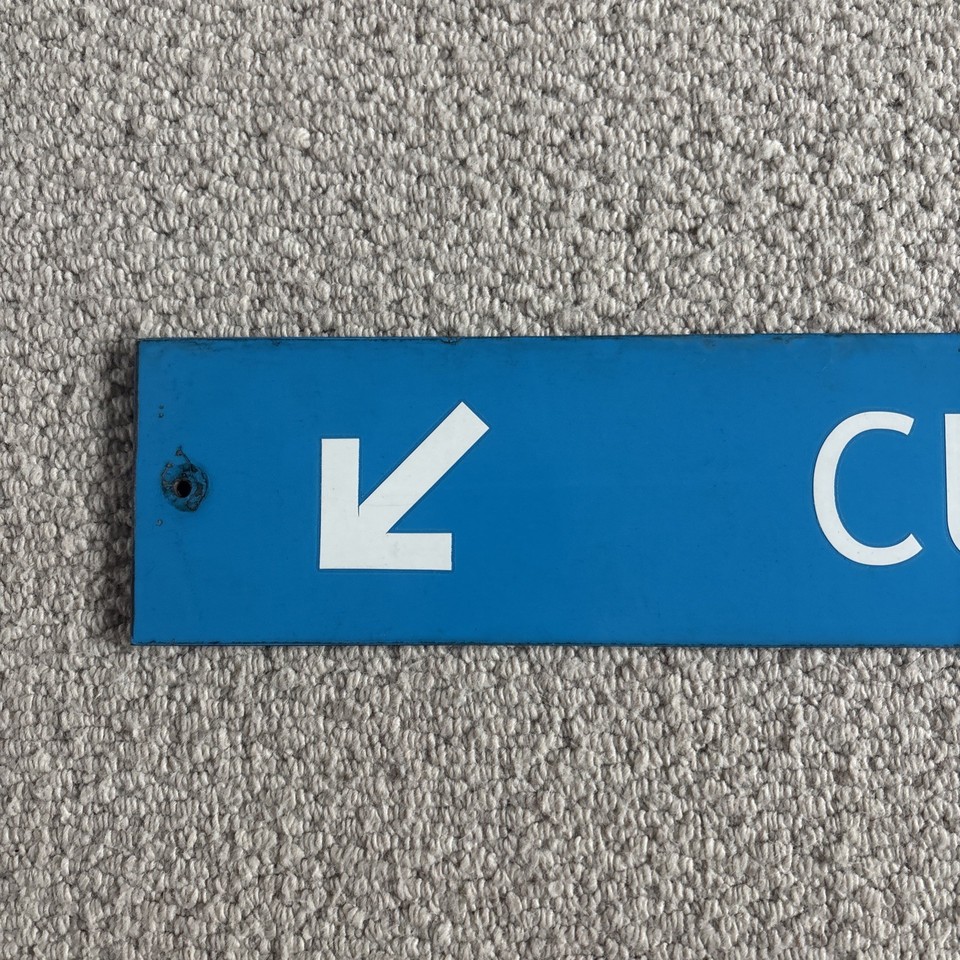 UK Ex Public Service Cultural Services Perspex Sign 95cm x 8.5cm Funny ...