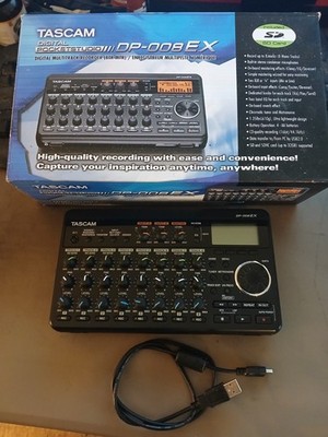TASCAM DP-008EX Digital 8-Track Pocket studio Multitrack Recorder ...