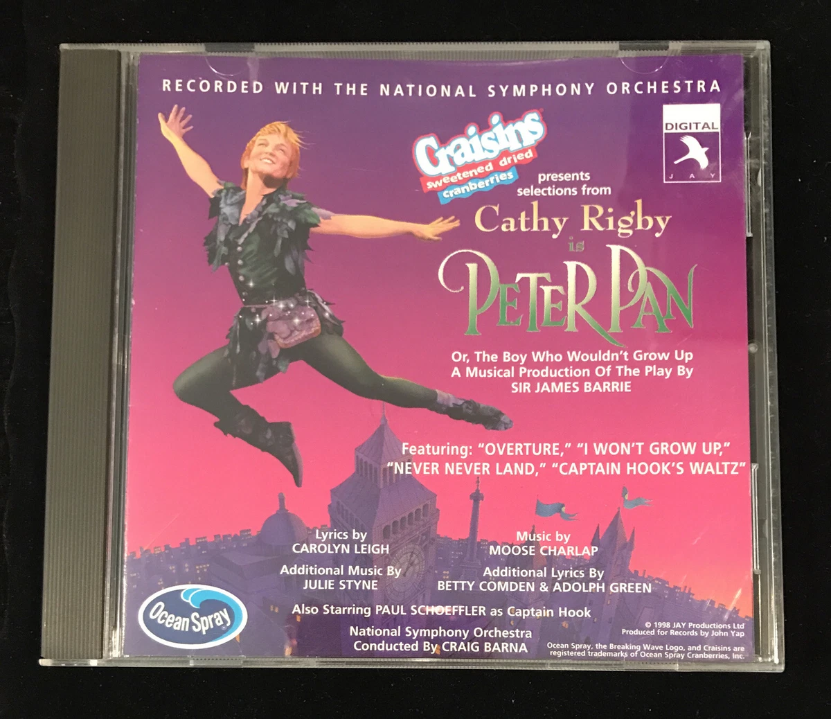 Cathy Rigby Peter Pan Captain Hook