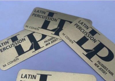 LP Latin Percussion Plates or Tag Conga Tumbadora Quinto Timbales Bata ...