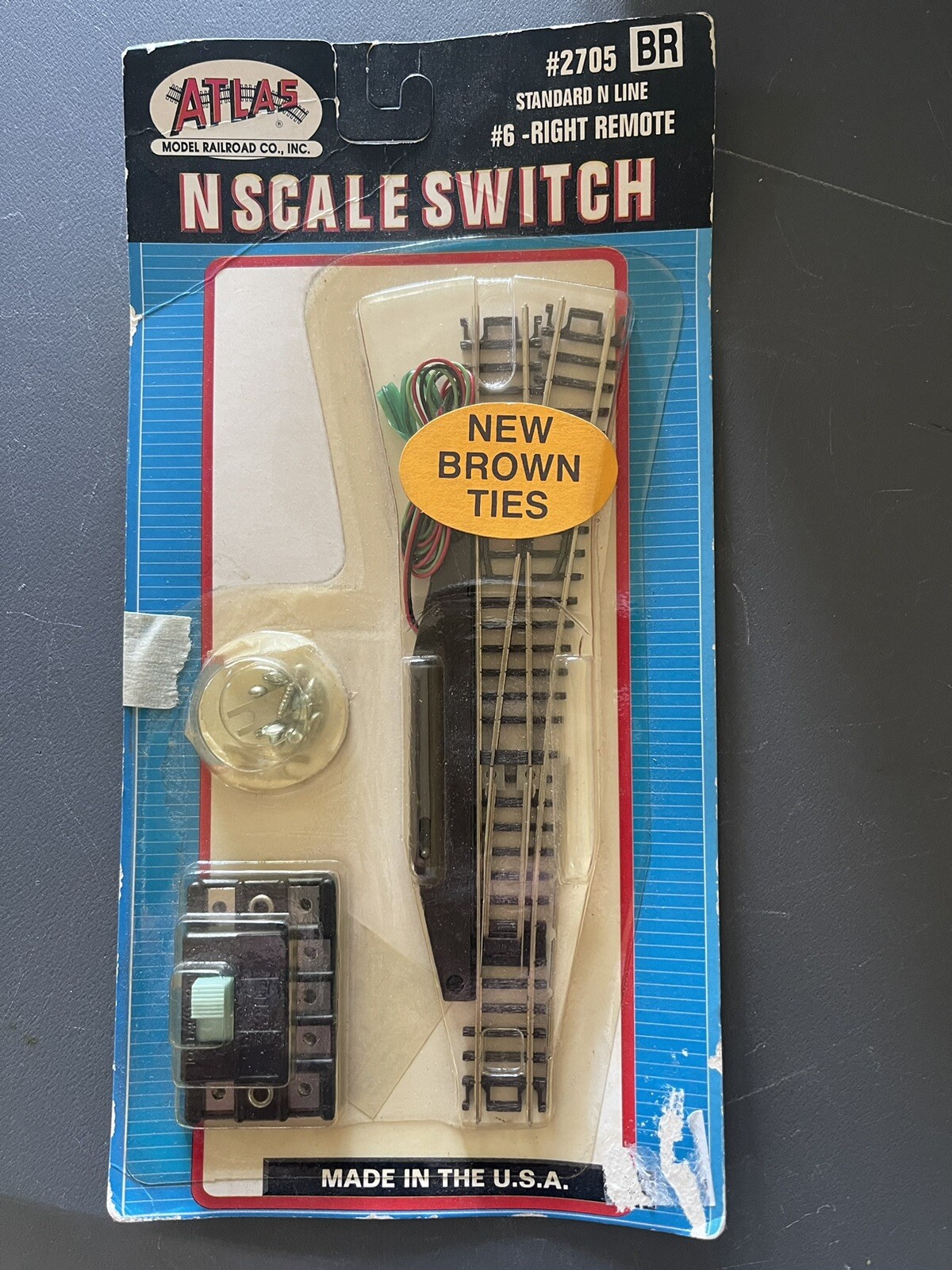 N Scale Switch Standard N Line #6 Right Remote Atlas | eBay