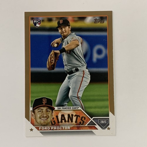 2023 Topps Series 2 Ford Proctor Rookie Card #472 Gold Parallel 651/ ...