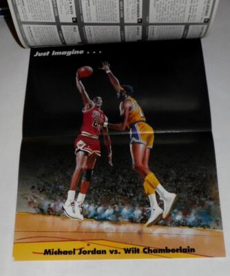 1991 TUFF STUFF JR * FOOTBALL * BASKETBALL UNCUT SHEETS & MICHAEL ...