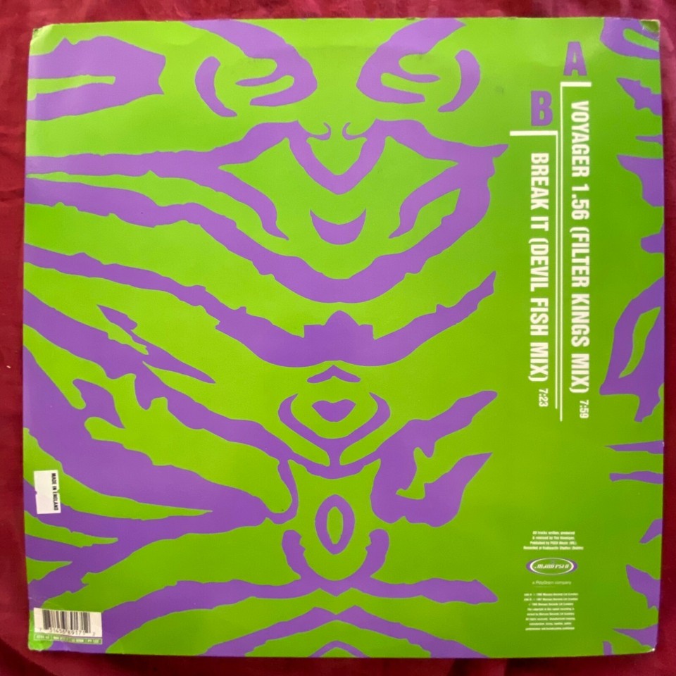 Mr Spring~Voyager 1.56~1998 Manifesto Records 12" Single~UK IMPORT ...