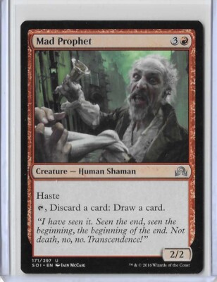 MTG Mad Prophet Shadows over Innistrad (SOI) Uncommon Magic #171/297 ...
