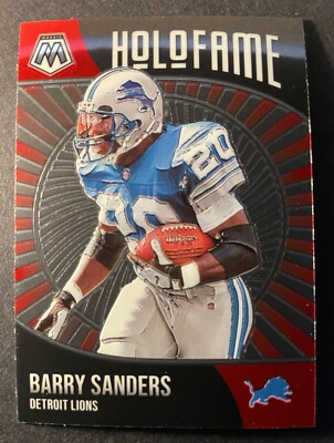 🔥2021 Barry Sanders NFL Panini Mosaic Holofame Insert Lions #3 | eBay