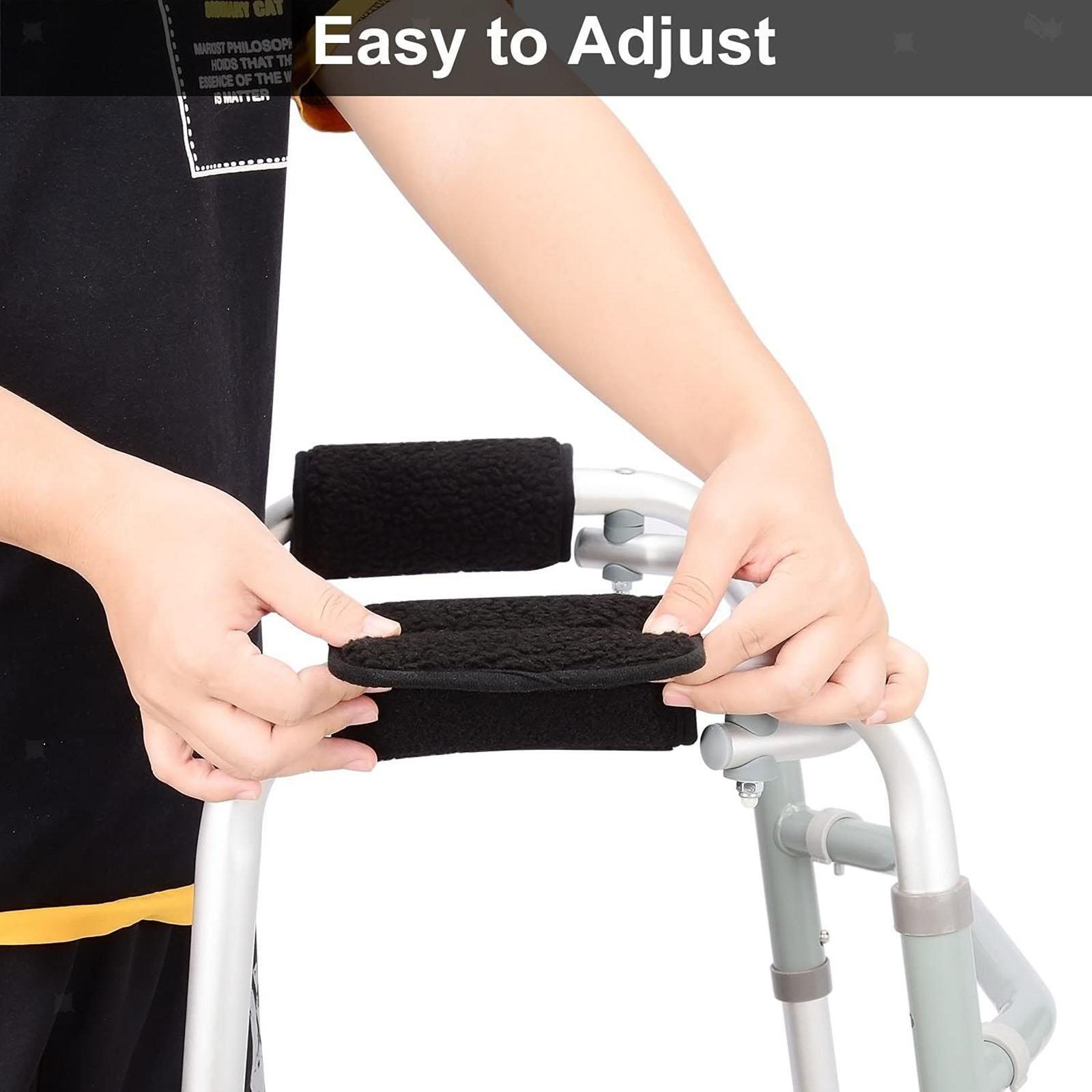 Walker Handle Cushion Pads (1 Pair) Mobility Aid for Elderly Grippers ...