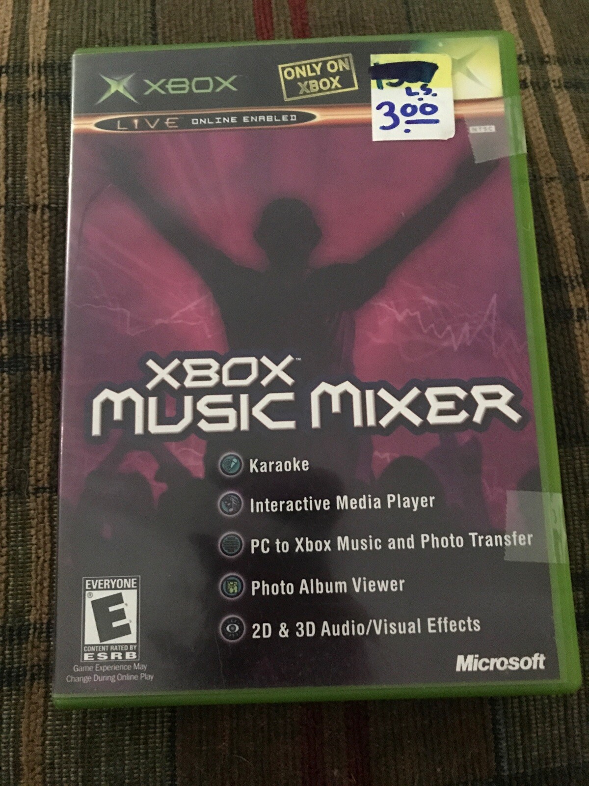 Xbox Music Mixer (Microsoft Xbox, 2003) karaoke music media player game ...