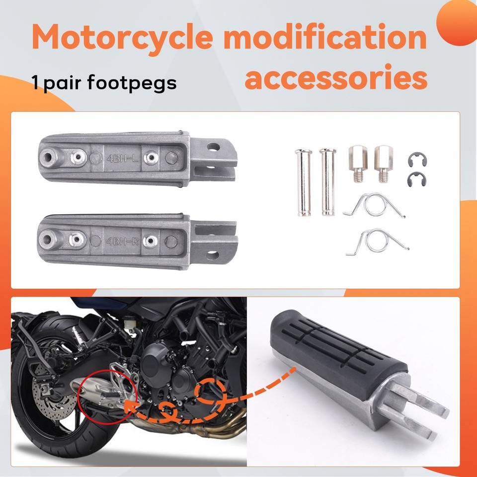 Motorcycle Front Footrest Foot Pegs Pedals For Fjr 1300 Fz1 Fz400 ...