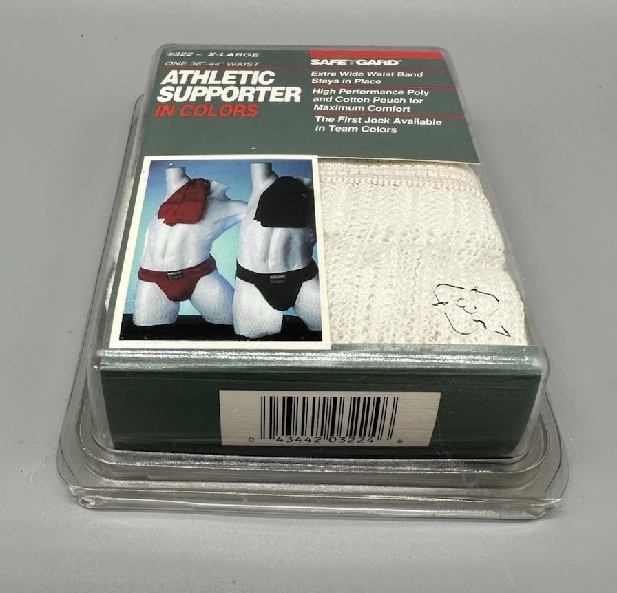 Vintage SafeTGard Athletic Supporter Jockstrap XL 38–44 Waist Made in ...