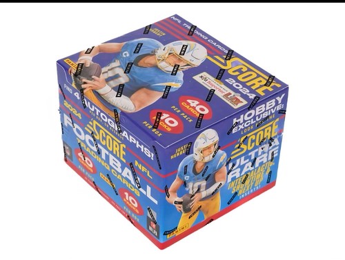 2024 Panini Score Football Factory Sealed Hobby Box 10 Packs 400 Cards ...