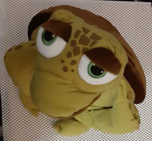 Disney Store Turtle Pixar Finding Nemo 16" Crush Sea Turtle Plush Hand ...