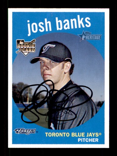 2008 Topps Heritage - Josh Banks - On Card Autograph | eBay