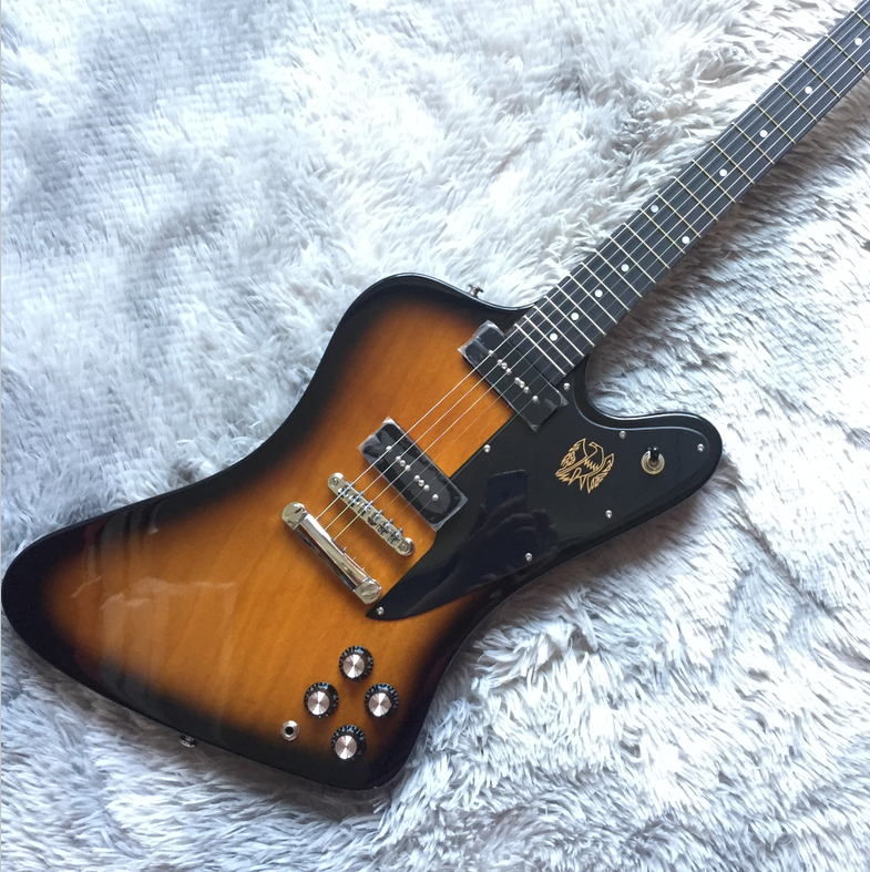 Custom Shop Firebird Electric Guitar Sunburst P90 Pickups Guitar Free ...