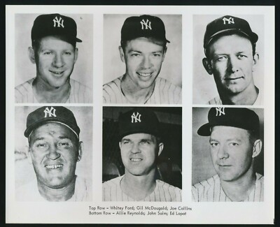 1960-70's New York Yankees "1950's Greats" 8x10 Team Issue w/ WHITEY ...