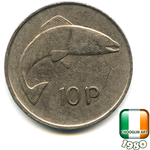 An IRISH 1980 TEN PENCE 10p coin, 46 Years Old! | eBay