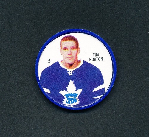 1960 SHIRRIFF SALADA HOCKEY COINS 5 TIM HORTON MAPLE LEAFS | eBay