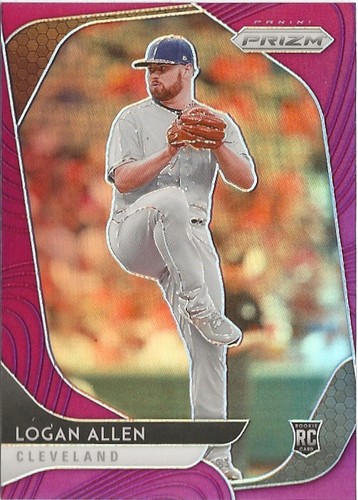 2020 Panini Prizm Logan Allen #70 Purple Prizm SP RC | eBay