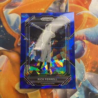 2023 Prizm Rick Ferrell Blue Cracked Ice Parallel Washington | eBay