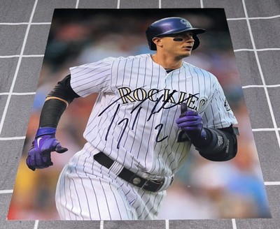 TROY TULOWITZKI SIGNED 8X10 PHOTO COLORADO ROCKIES BASEBALL TULO TAZ ...