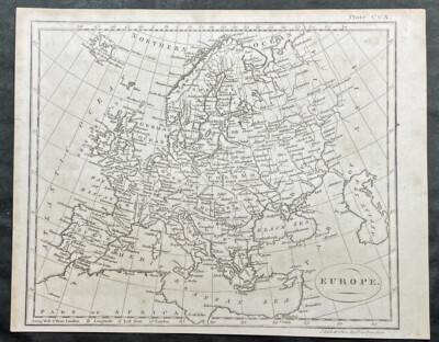 1770 Andrew Bell Antique Map of Europe | eBay