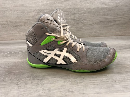 Asics Snapdown 3 Grade School 1084A009 Youth US 6 Gray Mesh Wrestling ...