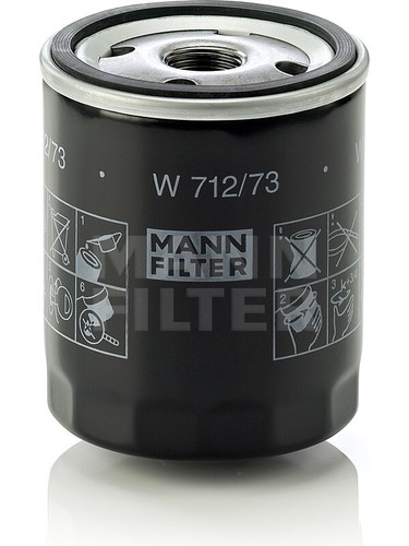 Mann Oil Filter fits Nissan 300ZX 3.0 Z31 Turbo (W712/73) | eBay
