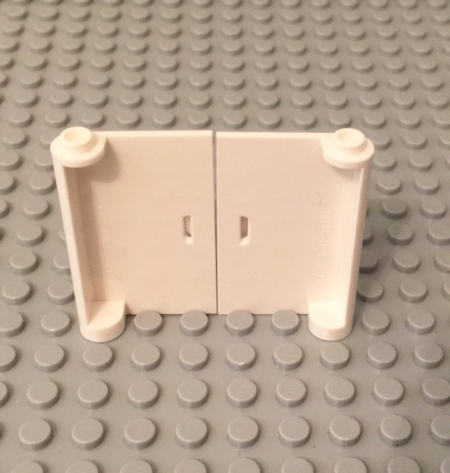 Lego 6 Pairs White 1x3x4 Doors Left And Right Set With Top Open Stud | eBay