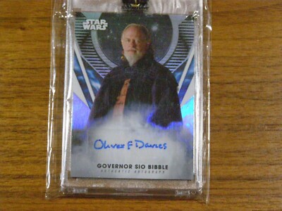 2023 Star Wars Signature Series Oliver Davies Gov Sio Bibble Autograph ...