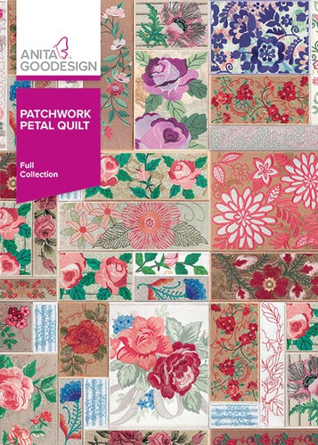 Patchwork Petal Quilt Anita Goodesign Embroidery Design Machine CD | eBay