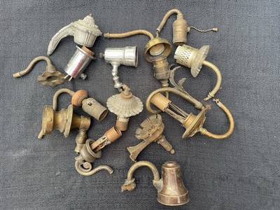 15 Assorted Vintage Sconce Light Chandelier Fixture Arms Restoration ...
