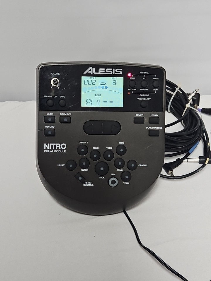 Alesis Nitro DM7X Electronic Drum Module (Missing Volume Knob) Works | eBay