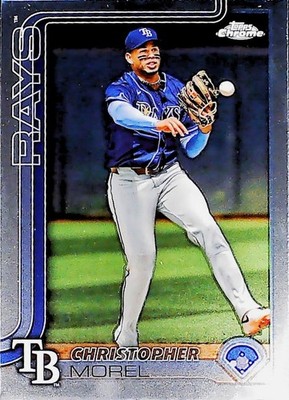 2025 TOPPS CHROME #64 CHRISTOPHER MOREL TAMPA BAY RAYS | eBay