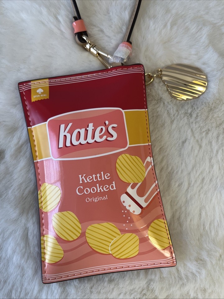 NWT Kate Spade Snack Time Chips Card Case Wristlet Multi | eBay