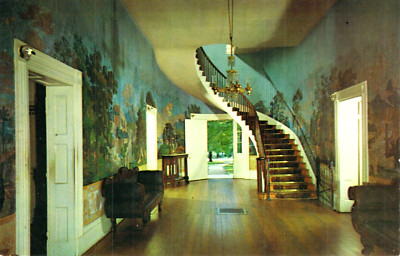 VTG Postcard Tennessee Hermitage Home President Andrew Jackson Hall ...