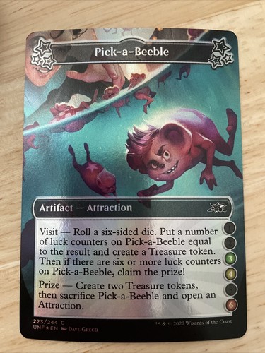 MTG Pick-a-Beeble (3-4-6) #223/244 FOIL Common Unfinity NM/M | eBay