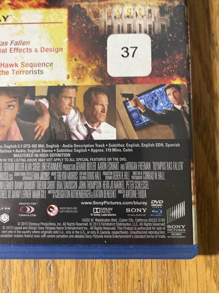 Olympus Has Fallen Dvd Cover Art