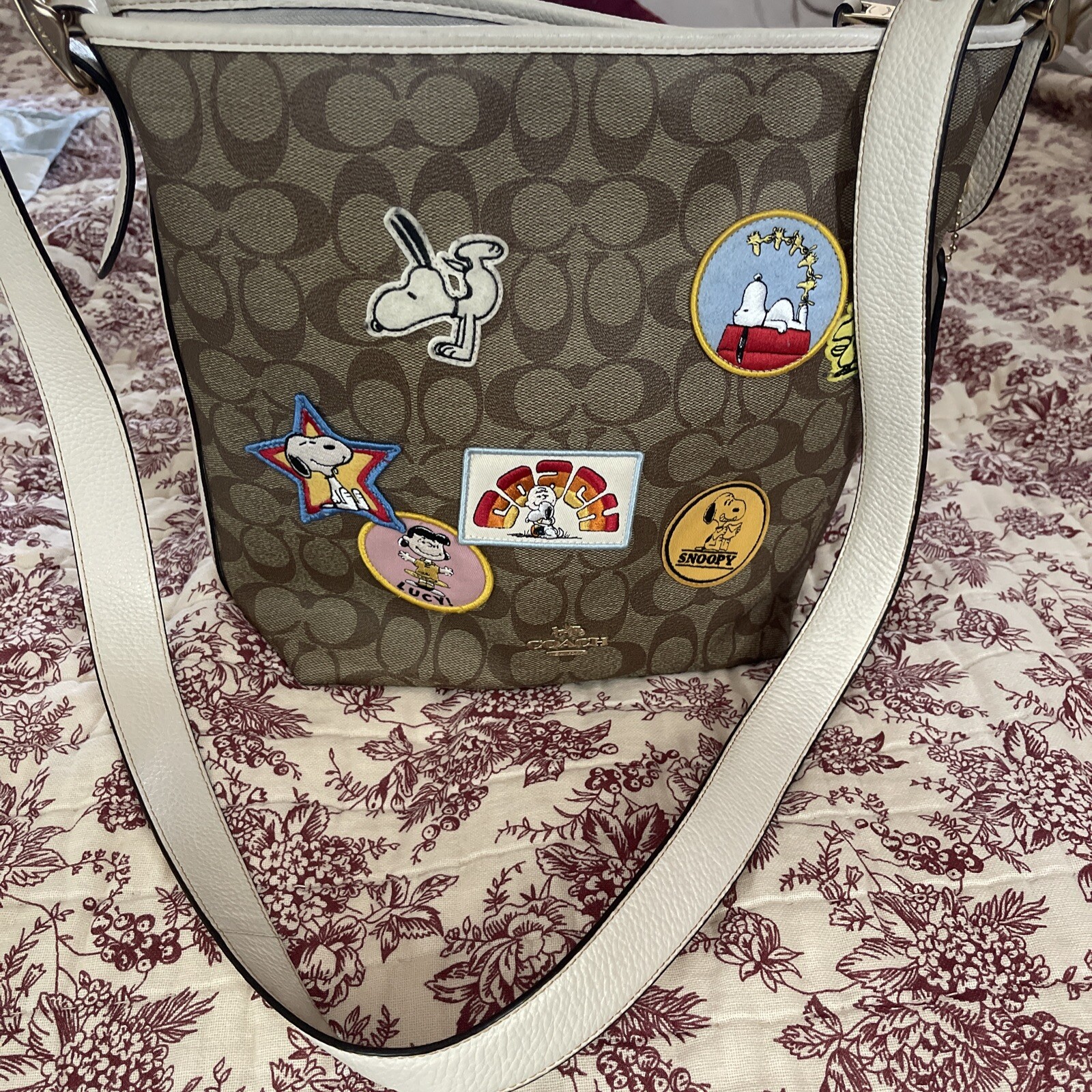 Coach X Peanuts Val Duffle in Signature Canvas with V… - Gem
