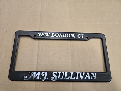 M.J. Sullivan Chevy New London Connecticut CT License Plate Tag Frame ...