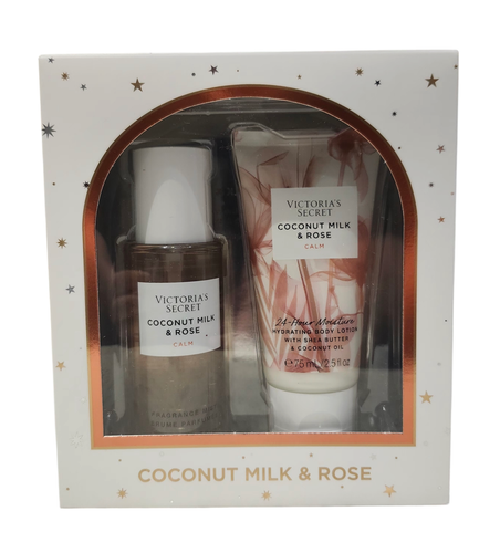 NEW Victoria’s Secret The Calm Starter Kit Duo COCONUT MILK & ROSE, 2.5 ...
