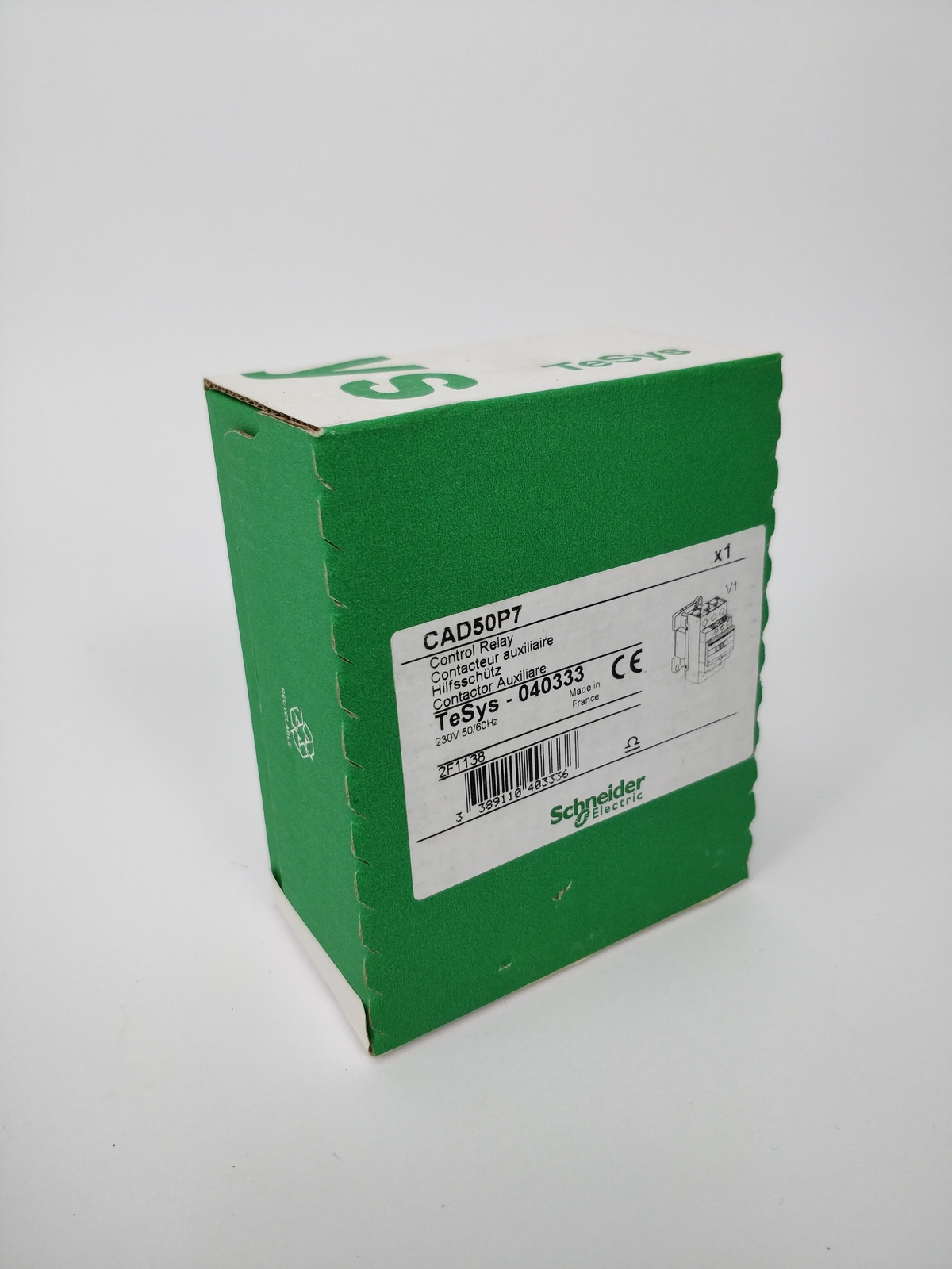 Schneider Electric CAD50P7 Control relay TeSys 040333 230V 50/60Hz ...