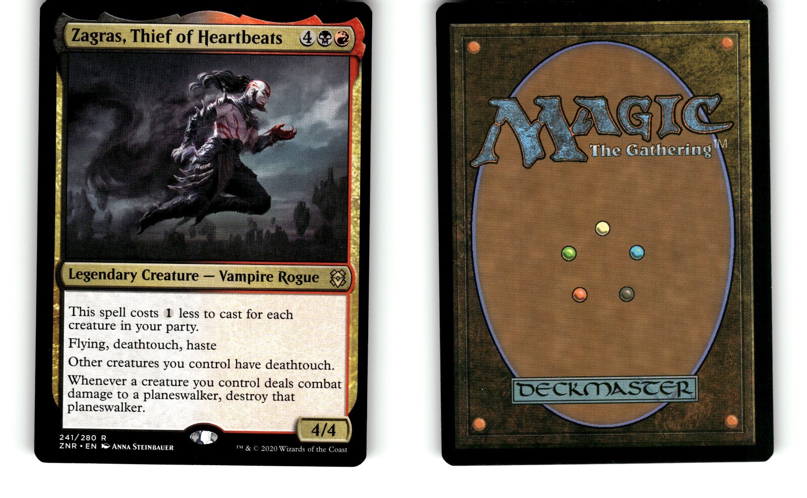 MTG Zendikar Rising Zagras, Thief of Heartbeats ZNR 241/280 R NM/MT ...