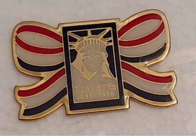 Statue Of Liberty 100 Year Anniversary 1886 - 1986 Ribbon - Lapel or ...