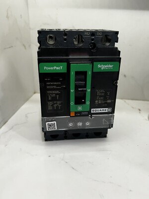Square D HDP36150U31X PowerPacT 150A 600V 3P Micrologic 3.2 80% Circuit ...