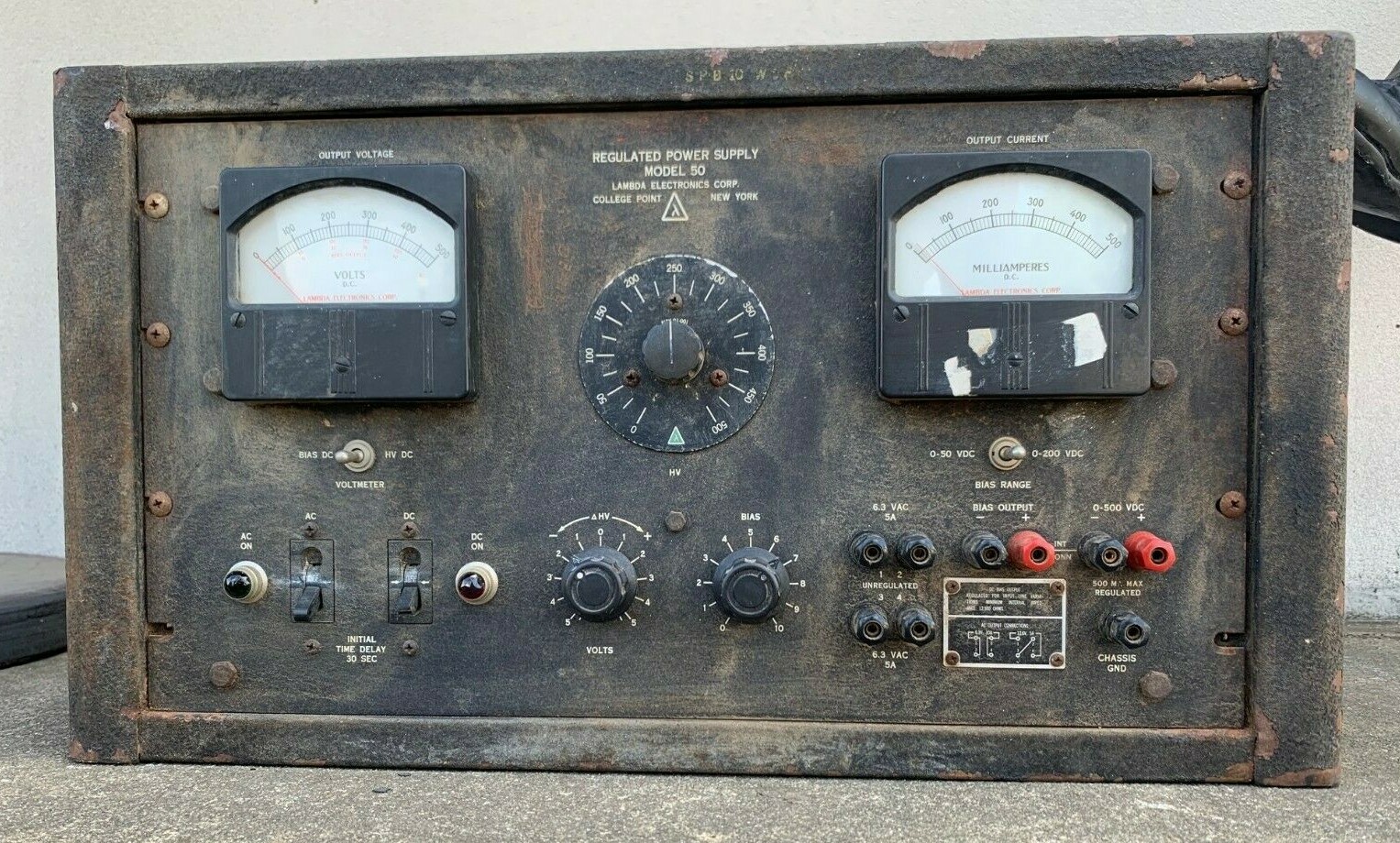 Vintage Lambda Electronics Model 50 Tube Regulated Power Supply - Movie Prop | eBay