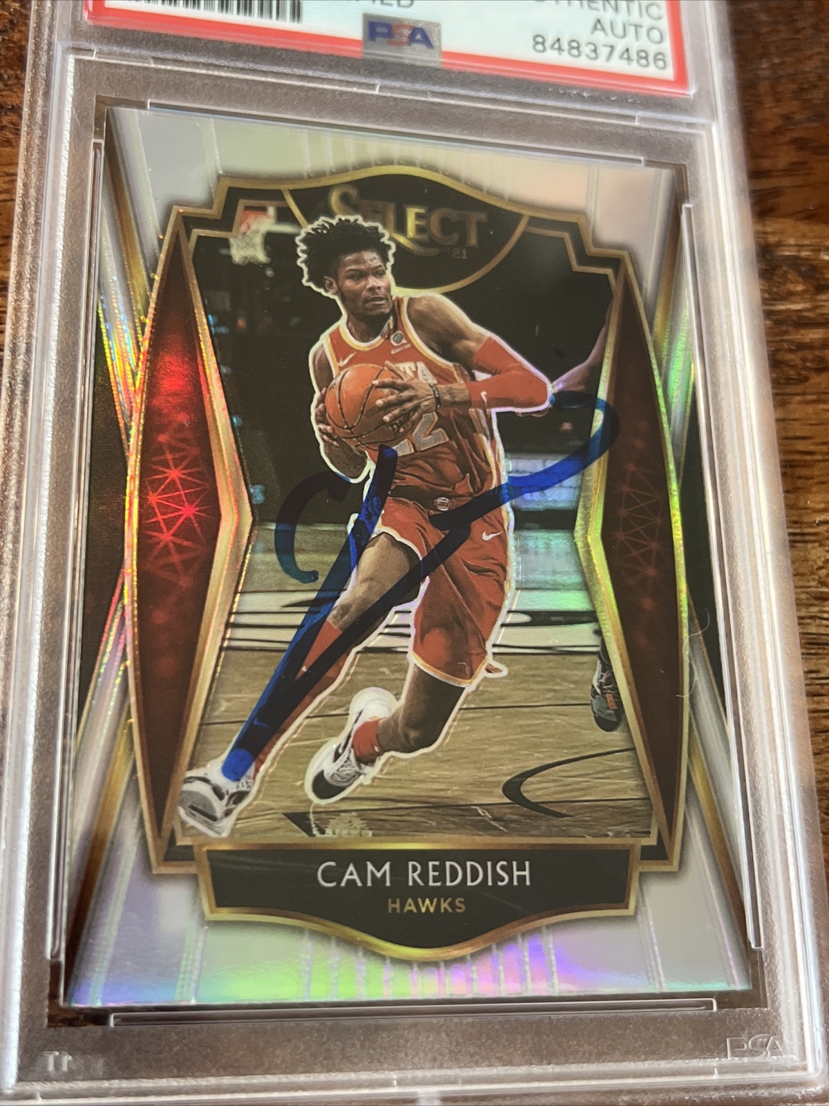 Cam Reddish IP Signed Panini Select Card Psa Dna Coa Slab Autographed ...