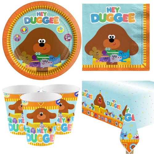 Hey Duggee Birthday Party Supplies Paper Plates Cups Hey Duggee ...